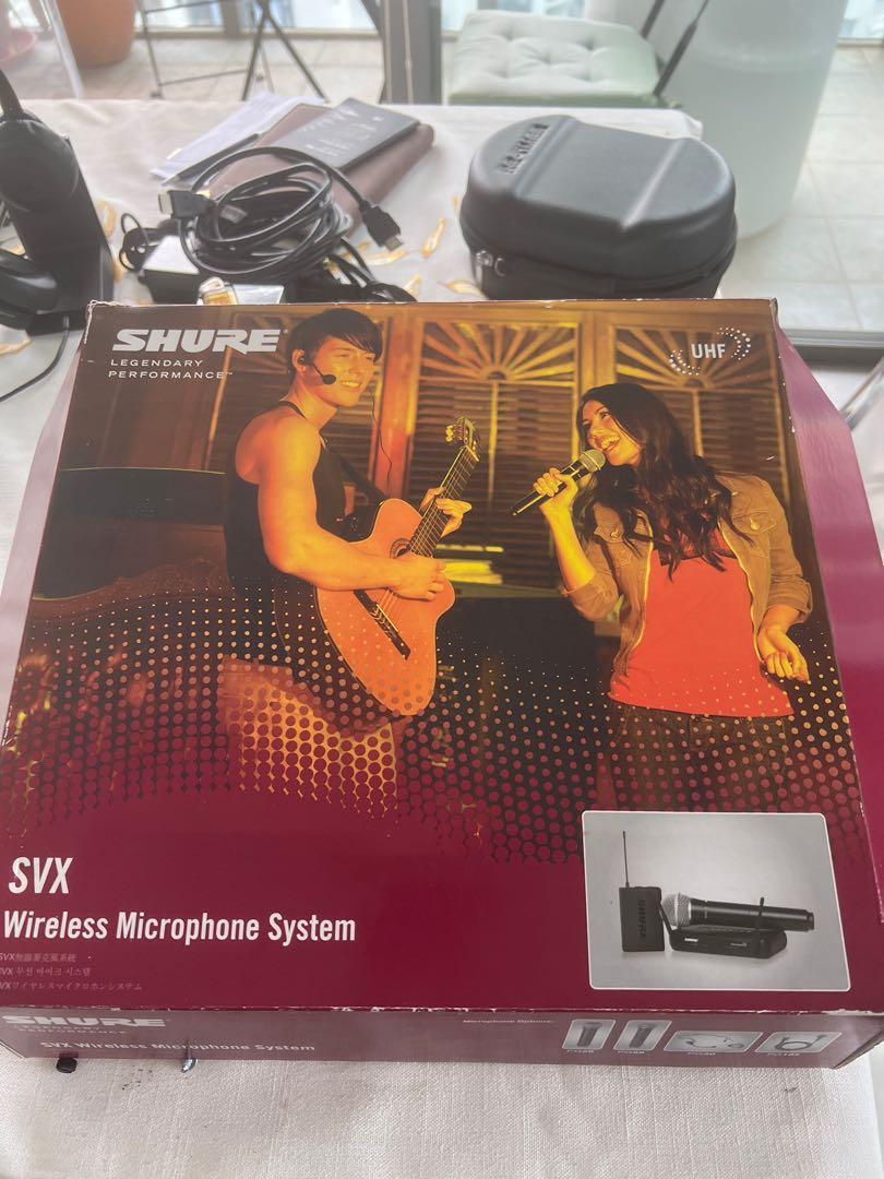 Shure SVX 4 wireless microphone/guitar system, Audio, Microphones on ...
