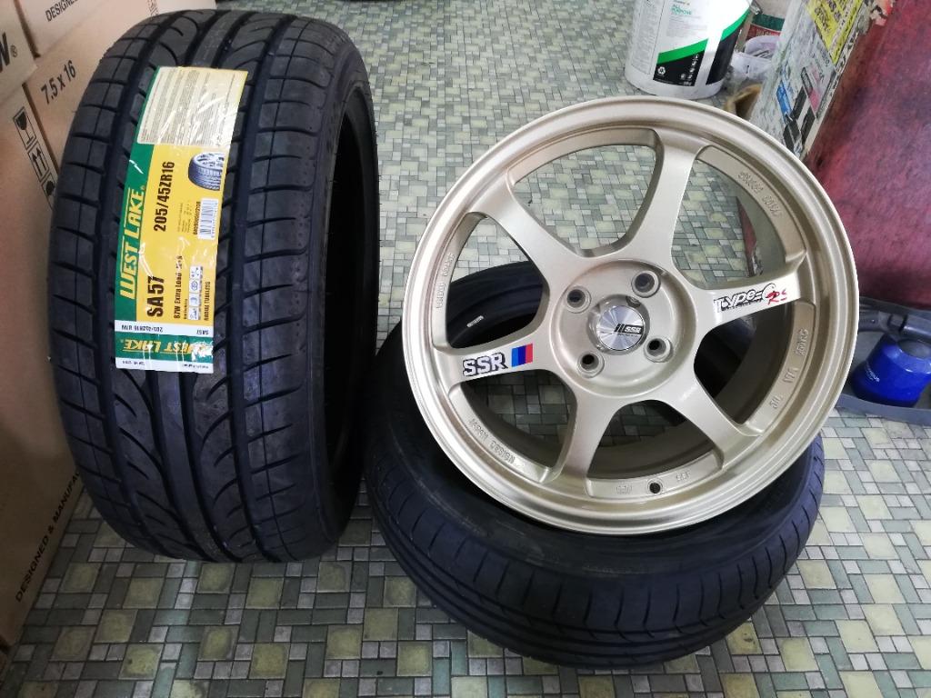 sport rim SSR TYPE-C 16 thailand flow forming siap tayar baru 16, Auto ...