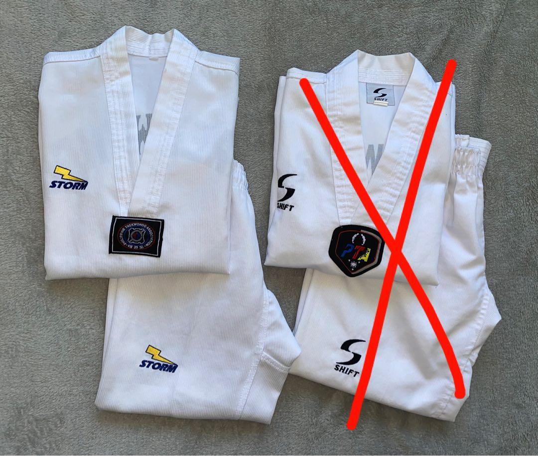 Taekwondo Dobok Kids Set Uniform, Sports Equipment, Sports & Games ...