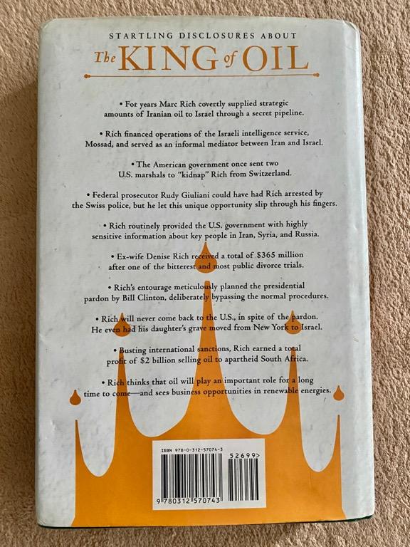 The Secret Lives Of Marc Rich The King Of Oil By Daniel Ammann ...