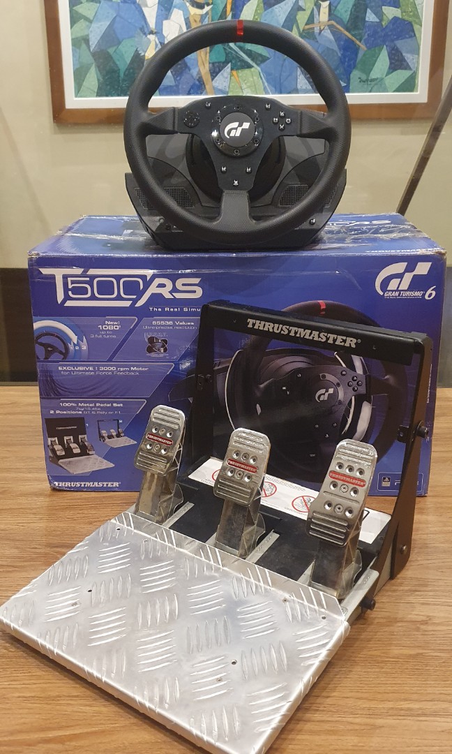 Thrustmaster T500RS with T3PA Pro, Video Gaming, Gaming Accessories ...