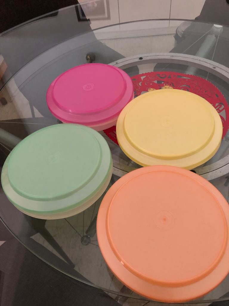 Tupperware Containers flat plate dishes, Furniture & Home Living ...