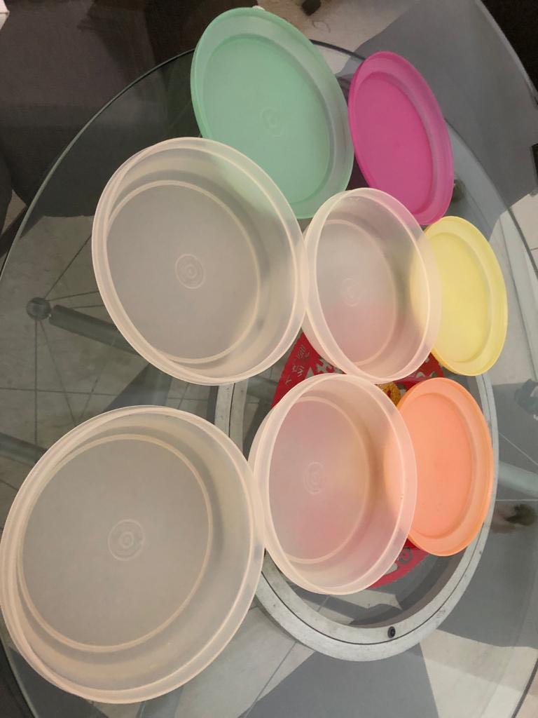 Tupperware Containers flat plate dishes, Furniture & Home Living ...