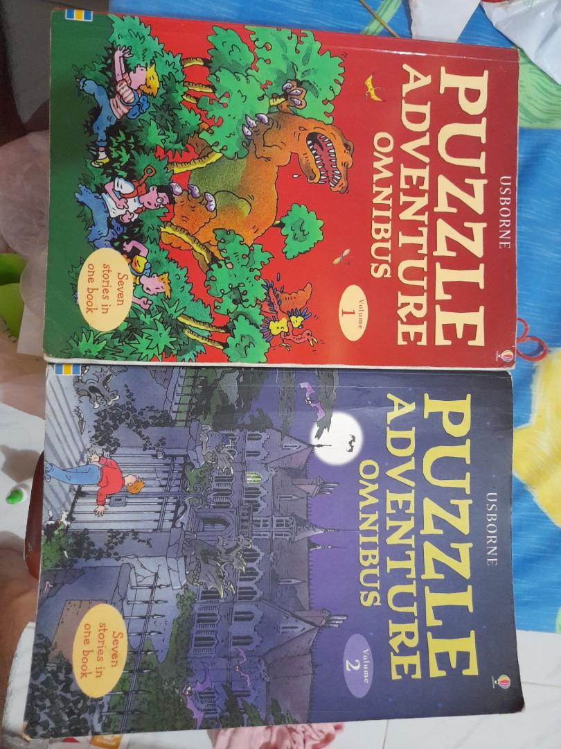 Usborne Puzzle Adventures Omnibus book 1, Hobbies & Toys, Books ...