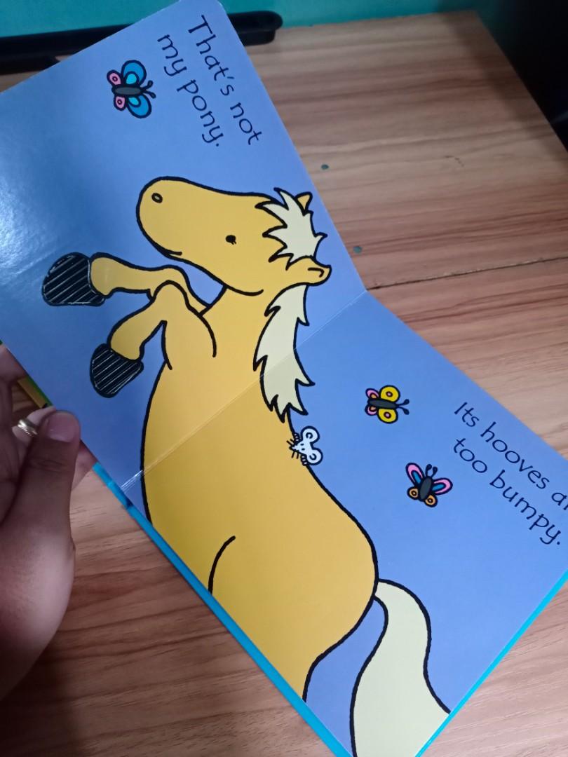 Usborne Touchy Feely That's not my Pony, Hobbies & Toys, Books ...