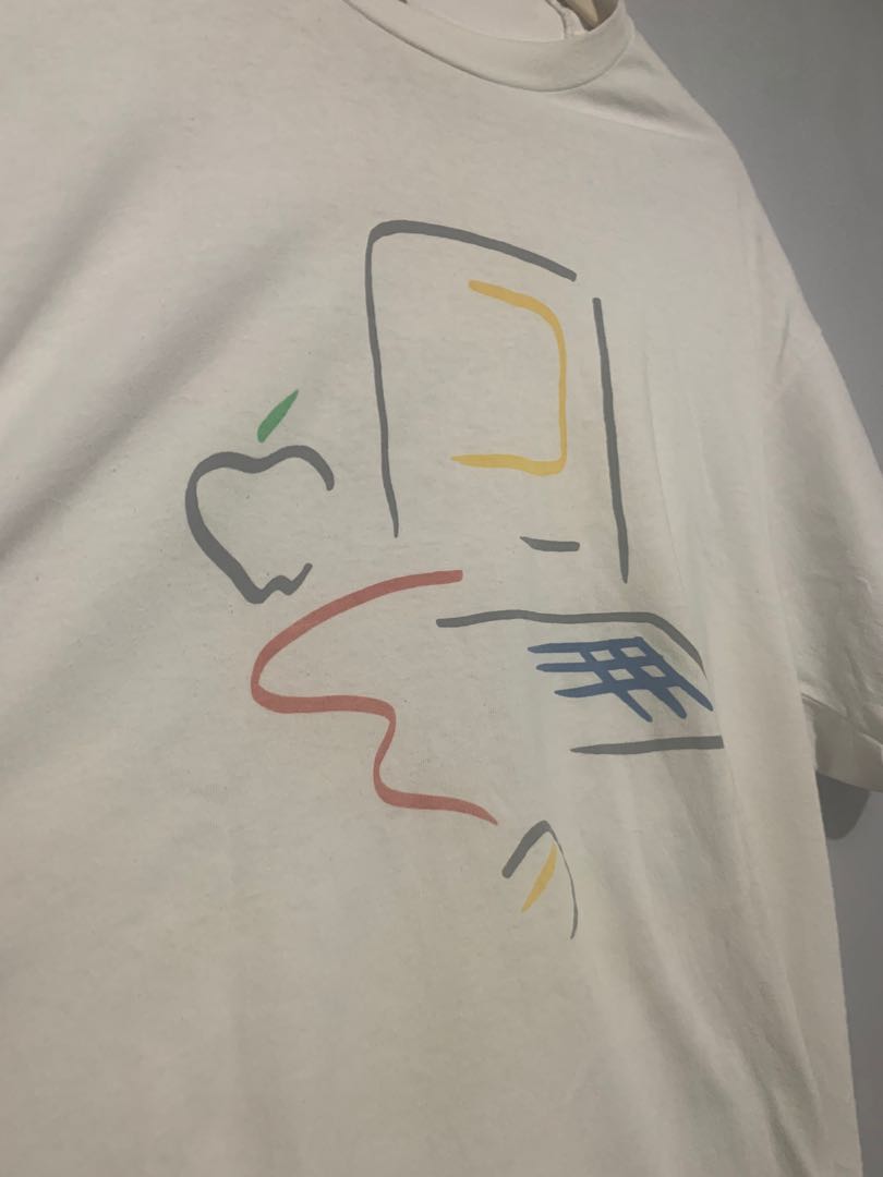 Vintage Apple computer shirt, Men's Fashion, Tops & Sets, Tshirts ...