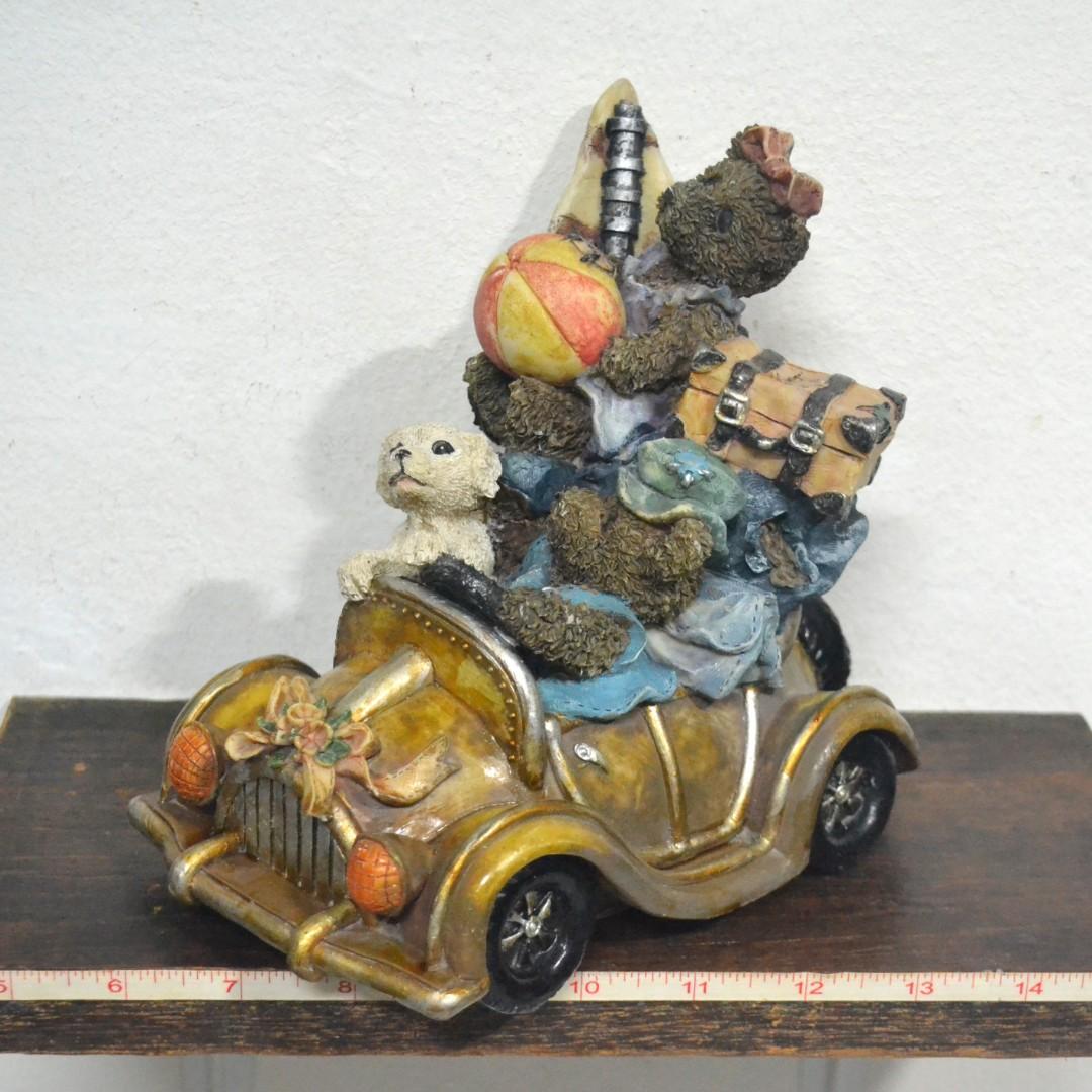 Vintage Resin Bears Road Trip Coin Bank, Hobbies & Toys, Collectibles ...