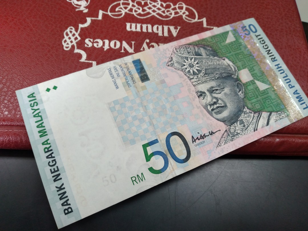 Wang atau Duit Note RM50 Sign Like Aisyah, Hobbies & Toys, Collectibles ...
