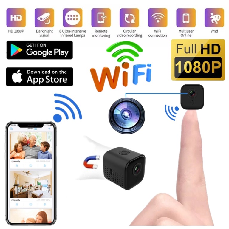 Wireless Wifi P2P IR-Cut Security CCTV IP Camera FHD 1080P Infrared ...