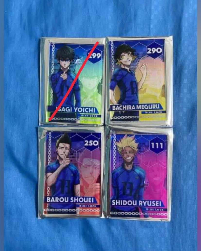WTT / WTS Blue Lock Acrylic Status Cards Bachira Barou Shidou, Hobbies ...