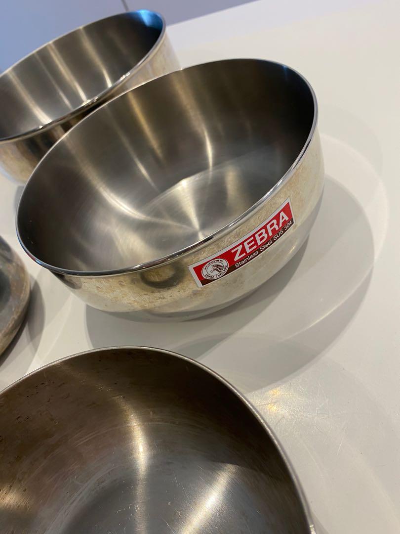 Zebra brand Stainless Steel Bowl, Furniture & Home Living, Kitchenware ...