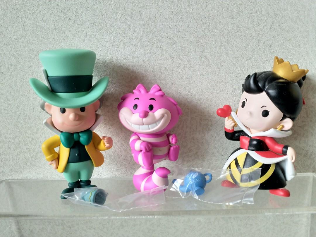 $100/3款 Popmart Disney Alice in Wonderland 泡泡瑪特盲盒已開愛麗絲夢遊仙境 妙妙貓 皇后 POP ...