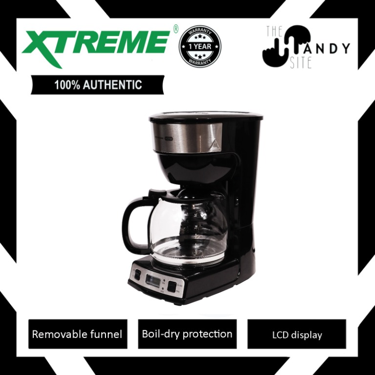 1.8L XTREME HOME Coffee Maker | XH-COFFEEMAKER180L, TV & Home ...
