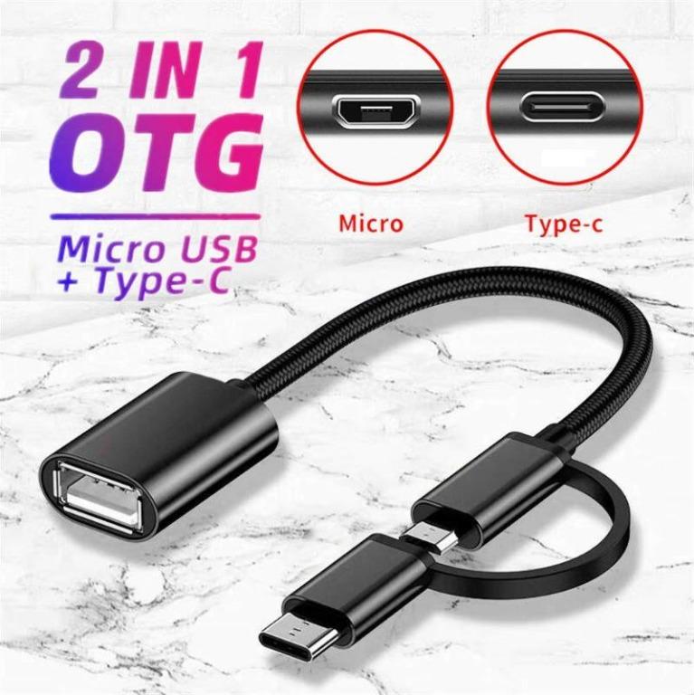 2in1 usb to type micro converter, Mobile Phones & Gadgets, Mobile ...
