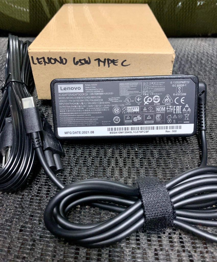 Watts Type C Lenovo Laptop Charger Computers Tech Parts Accessories Chargers On Carousell