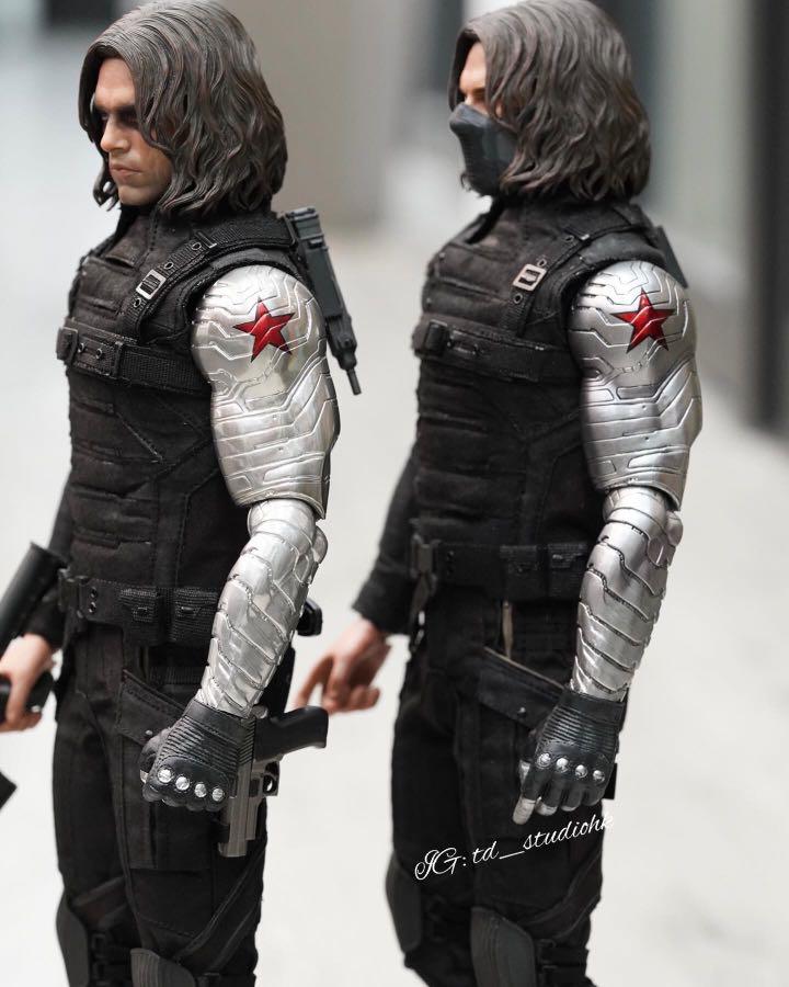 代工改造 Hottoys winter soldier 1.0 mms240 hot toys captain America, 興趣及遊戲 ...