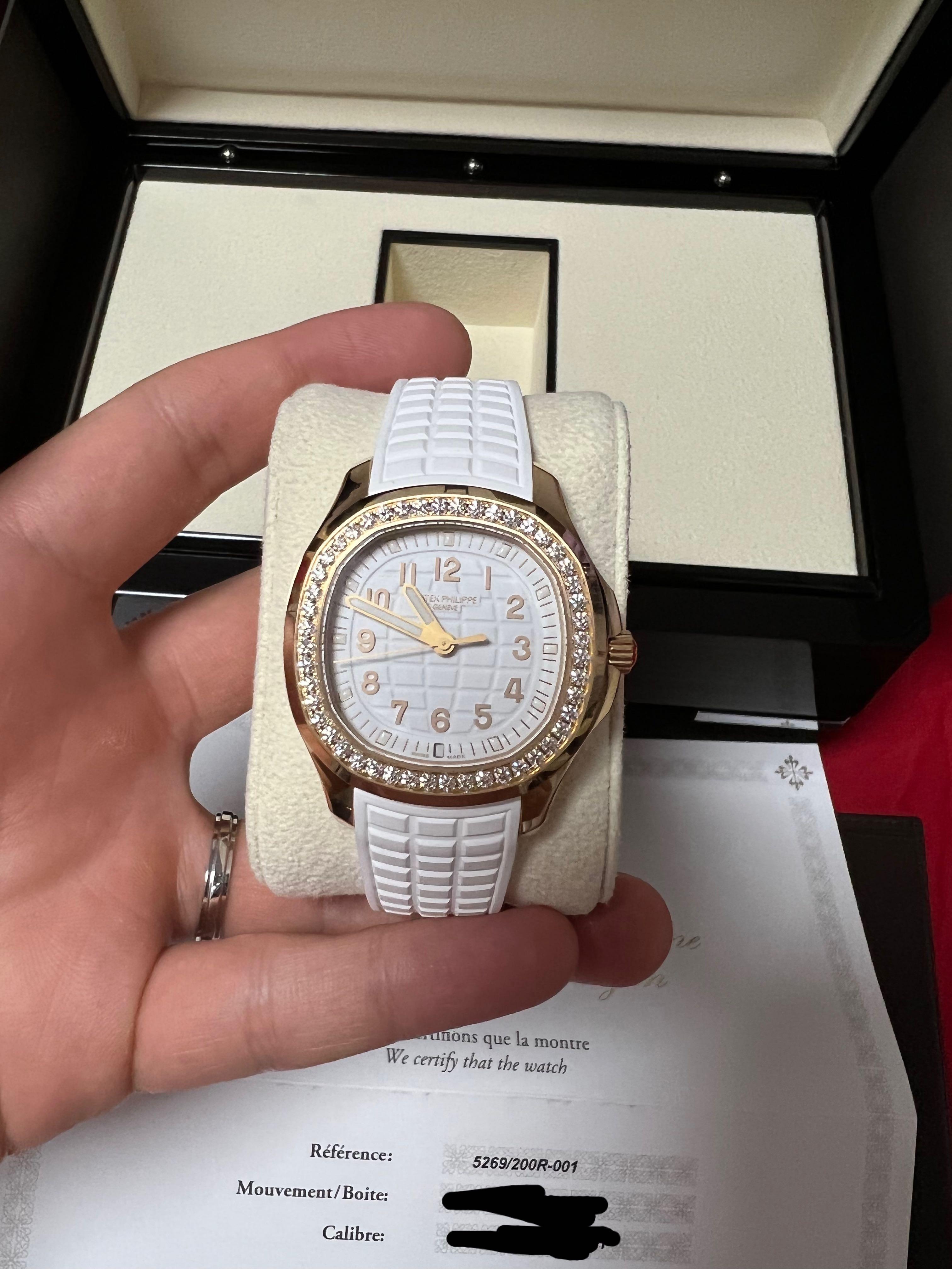 全新 PATEK PHILIPPE 百達翡麗 AQUANAUT 5269/200R-001, 名牌, 手錶 - Carousell