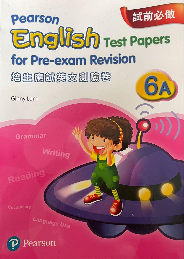 小學英文練習 Pearson English Test Papers for Pre-exam Revision 6A, 興趣及遊戲, 書本 ...
