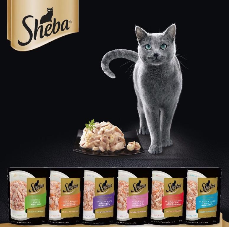 [ SHEBA ] Sheba Cat Food Sheba Canned Food Sheba Cat Treat Sheba Pouch, Pet Supplies, Homes ...