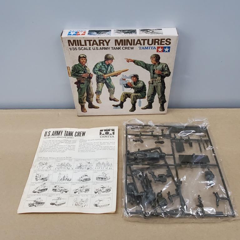 全新絕版 Tamiya田宮雙星 35004/3504/MM104 (1970年)-1/35-美國陸軍坦克乘員組 / U.S. Army ...