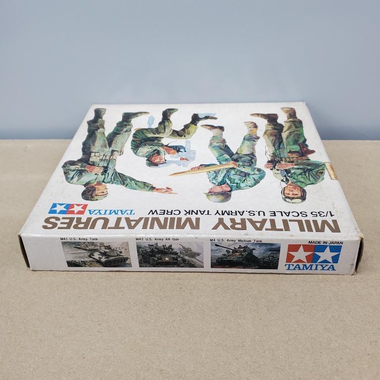 全新絕版 Tamiya田宮雙星 35004/3504/MM104 (1970年)-1/35-美國陸軍坦克乘員組 / U.S. Army ...