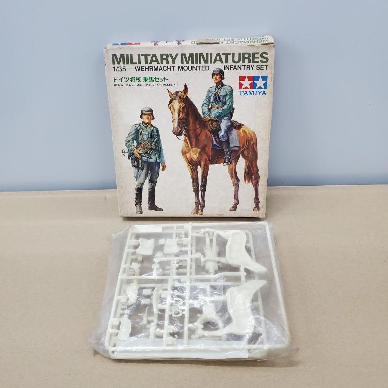 全新絕版 Tamiya田宮雙星 35053/3553/MM153 (1975年)-1/35-德國國防軍騎兵套裝 / Wehrmacht ...