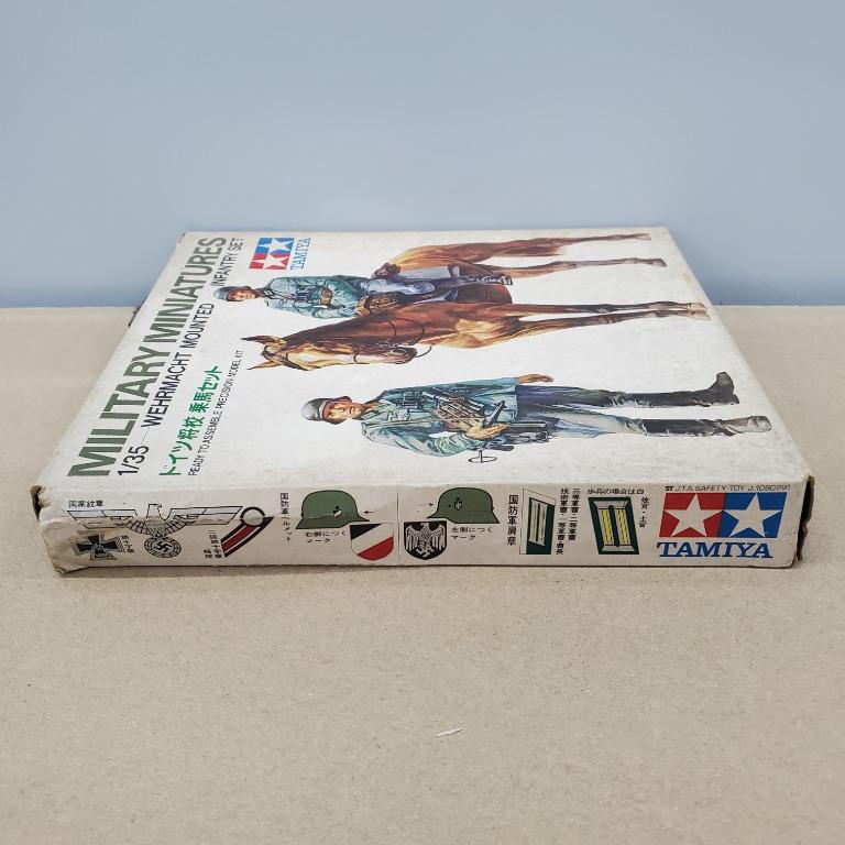 全新絕版 Tamiya田宮雙星 35053/3553/MM153 (1975年)-1/35-德國國防軍騎兵套裝 / Wehrmacht ...