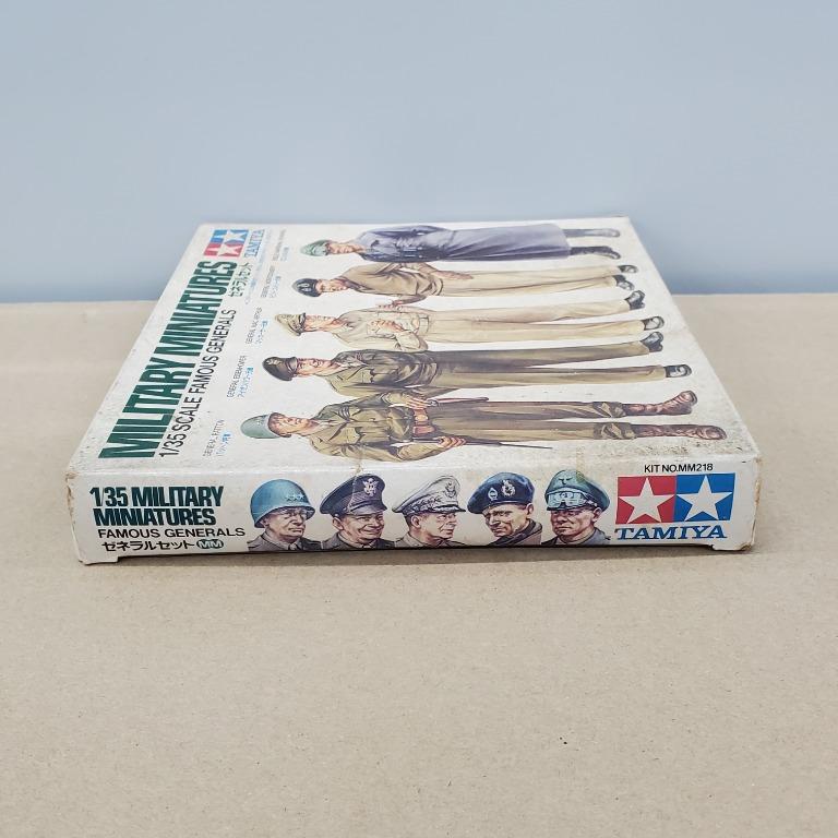 全新絕版 Tamiya田宮雙星 35118/3618/MM118 (1998年)-1/35-二次大戰各國名將 / Famous ...