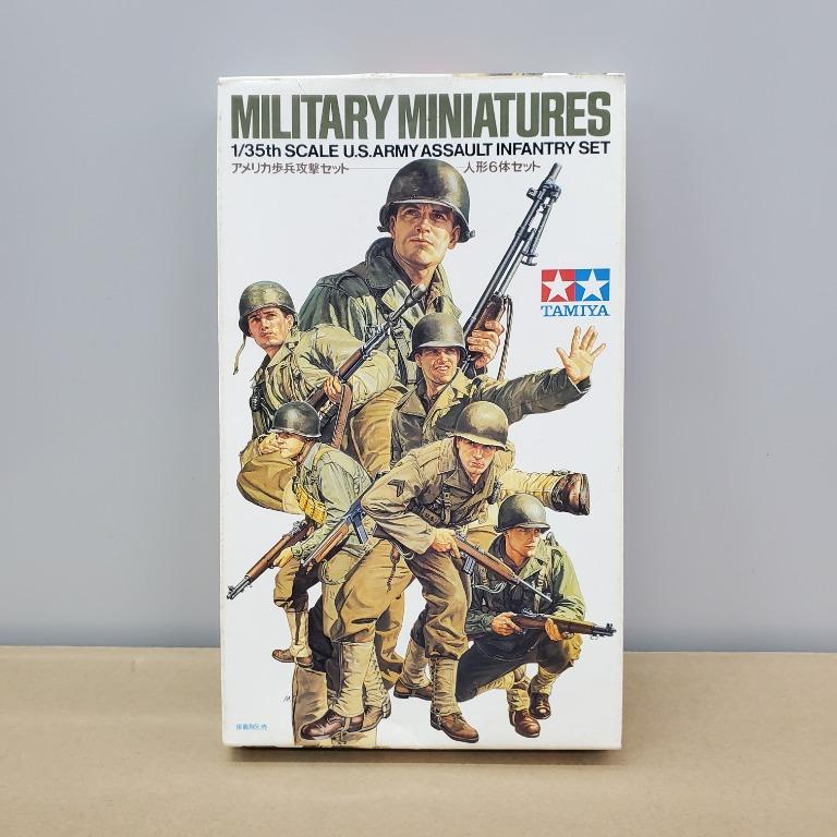 全新絕版 Tamiya田宮雙星 35192/192 (1995年)-1/35-美國陸軍突擊步兵套裝 / U.S. Army Assault ...
