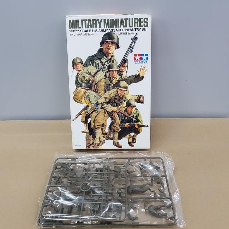 全新絕版 Tamiya田宮雙星 35192/192 (1995年)-1/35-美國陸軍突擊步兵套裝 / U.S. Army Assault ...