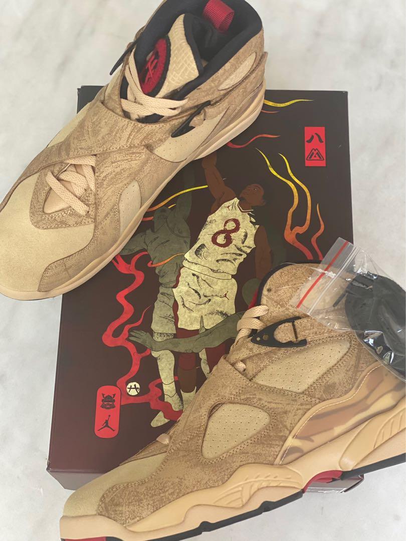 Air Jordan 8 Retro SE Rui Hachimura/Black Samurai, Men's Fashion ...