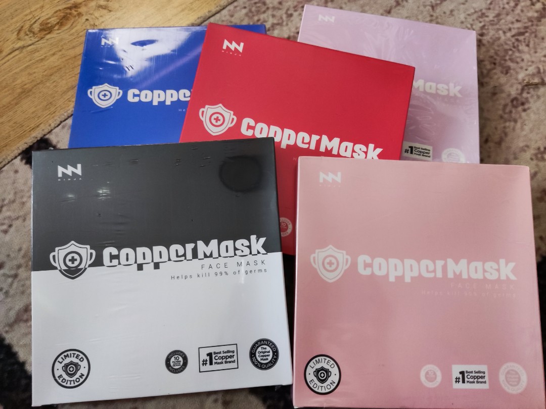 Authentic Limited Edition Copper Mask, Health & Nutrition, Face Masks ...