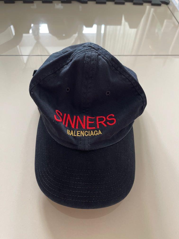 Balenciaga Sinner Hat, Luxury, Accessories on Carousell