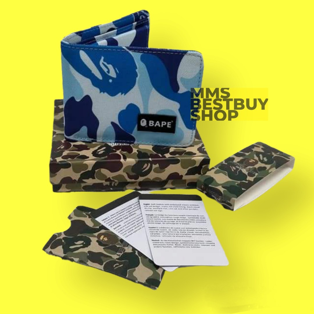 Bape wallet, Men's Fashion, Watches & Accessories, Wallets & Card ...
