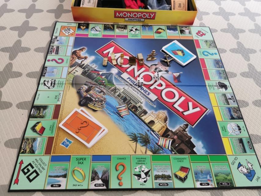 BARELY USED Monopoly Philippine Edition, Hobbies & Toys, Toys & Games ...