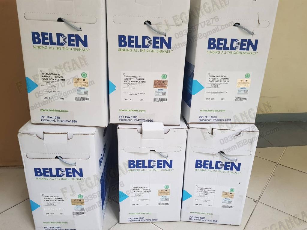 Belden Cable | Belden UTP Cable Cat5e & Cat6, Computers & Tech, Parts ...