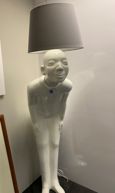 Bowing Man Floor Lamp, Furniture & Home Living, Lighting & Fans ...