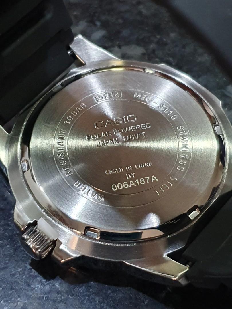 Mid-Year Sale Final Price: Solar Powered Casio Men's quartz watch, Men ...