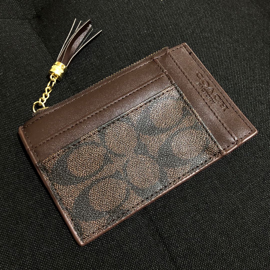 Coach Card Holder/Wallet, Men's Fashion, Watches & Accessories, Wallets ...