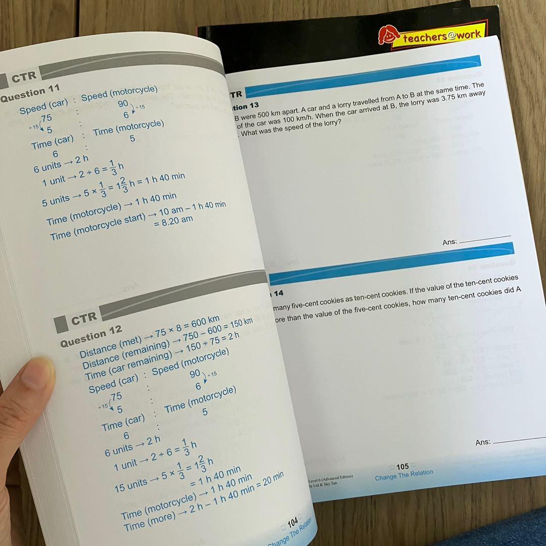 PSLE Conquer Math problem sums (set of 3), Hobbies & Toys, Books ...