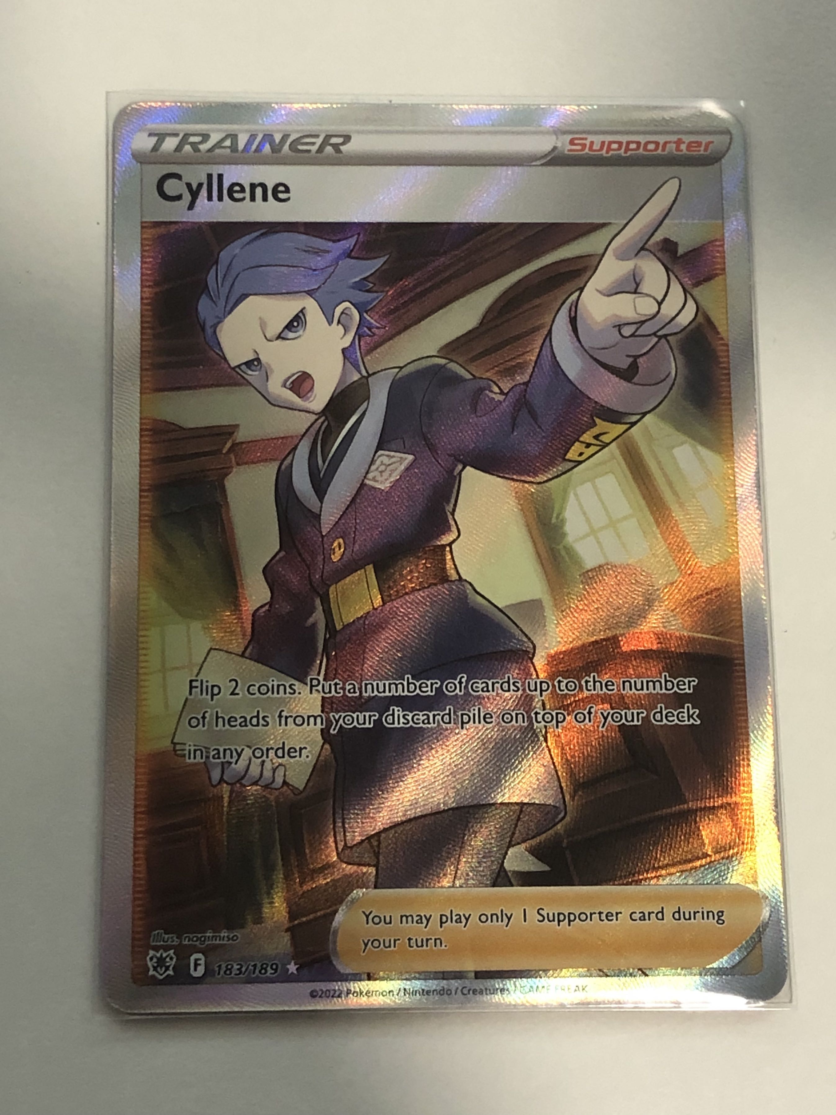 Cyllene Full Art Trainer Astral Radiance, Hobbies & Toys, Toys & Games ...