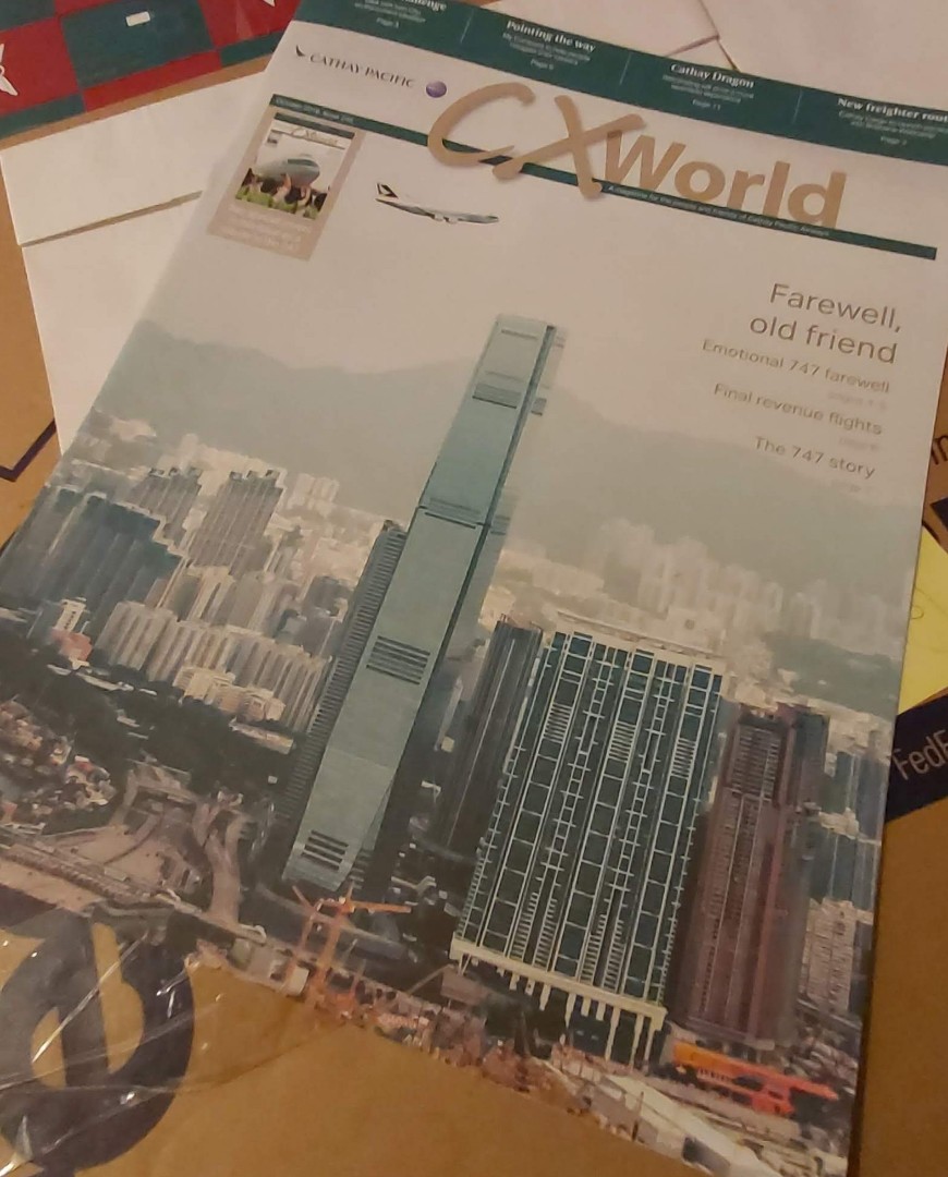 CX World Oct16 國泰天地 (再見 747 Farewell), 興趣及遊戲, 書本 & 文具, 雜誌及其他 - Carousell