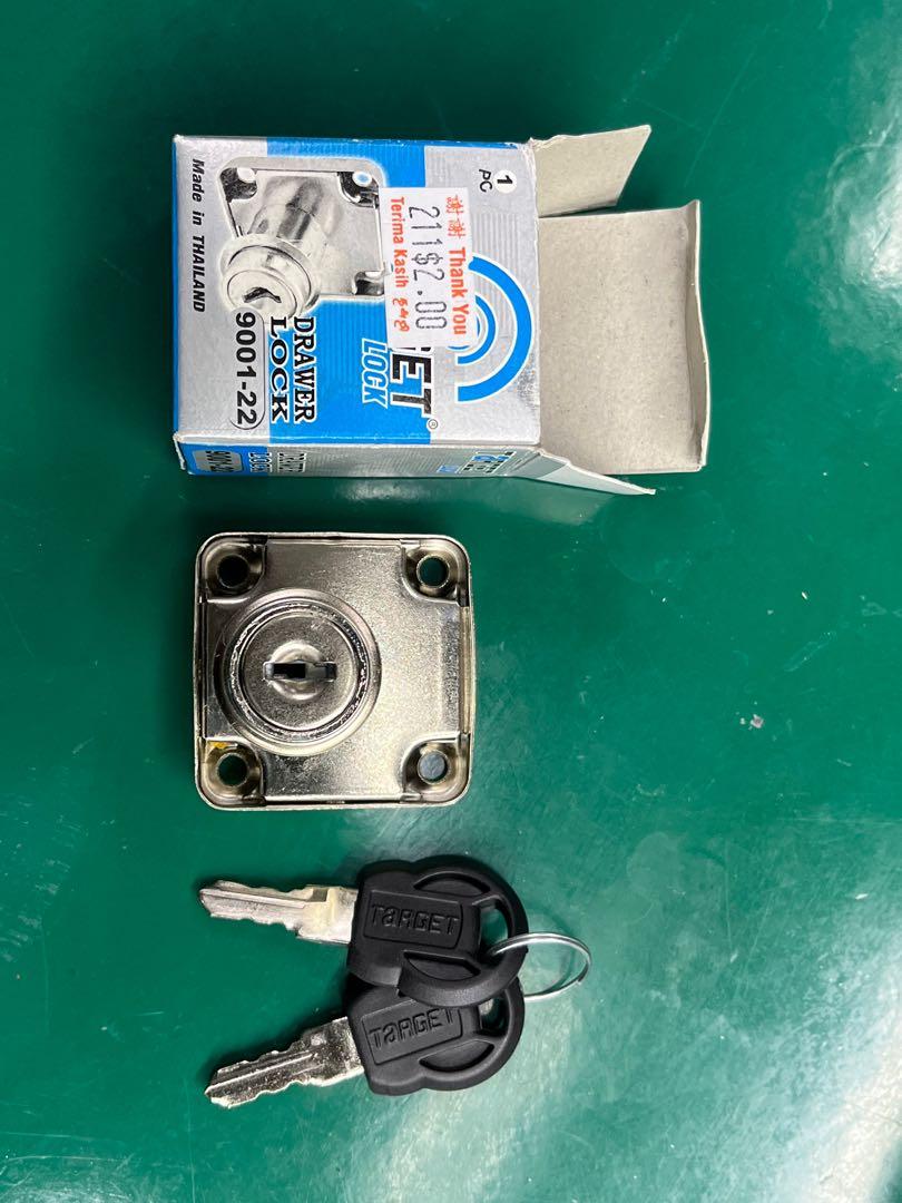 Drawer lock 9001-22, Furniture & Home Living, Security & Locks, Locks ...