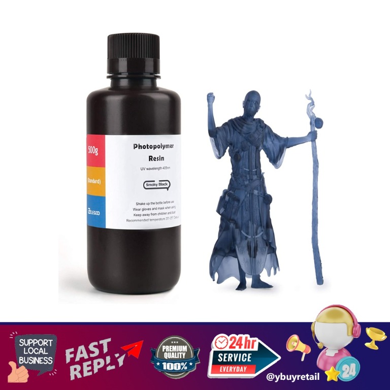 ELEGOO ABS-Like 3D Rapid Resin LCD UV-Curing Resin 405nm Standard ...