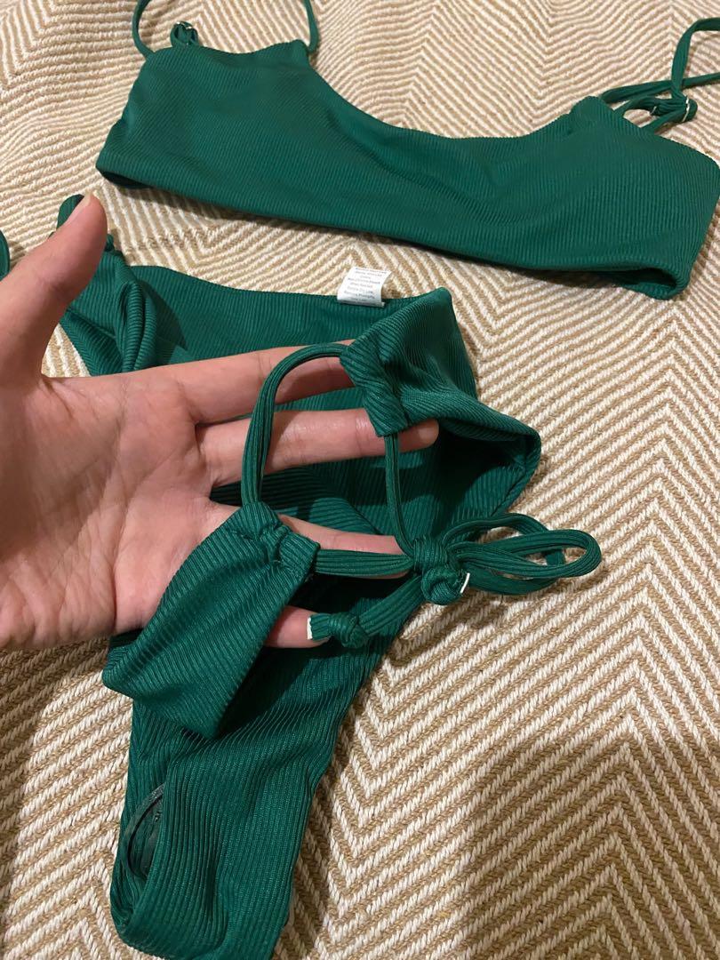 Emerald Green Two-Piece Bikini, Women's Fashion, Swimwear, Bikinis ...