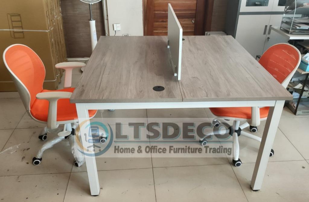 freestanding workstation table with panel divider office partition ...