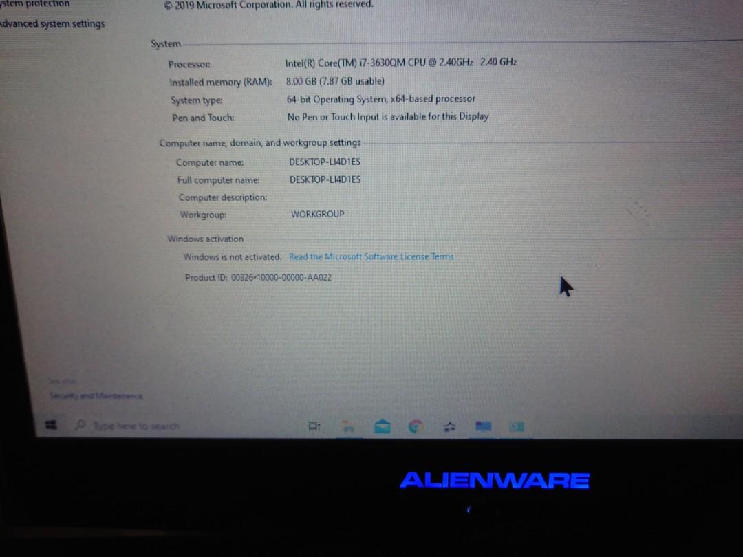 gaming laptop dell alienware m14x r2, Computers & Tech, Laptops ...
