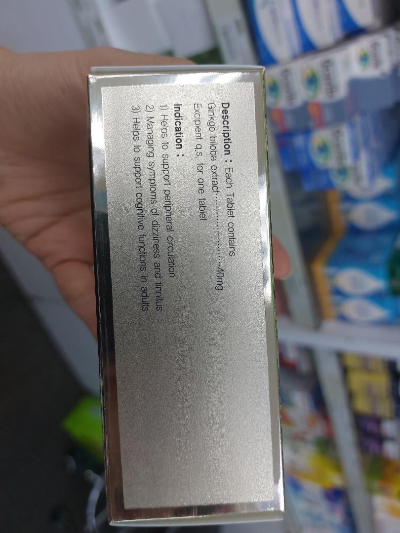 Ginkosen tablets, Health & Nutrition, Health Supplements, Vitamins ...