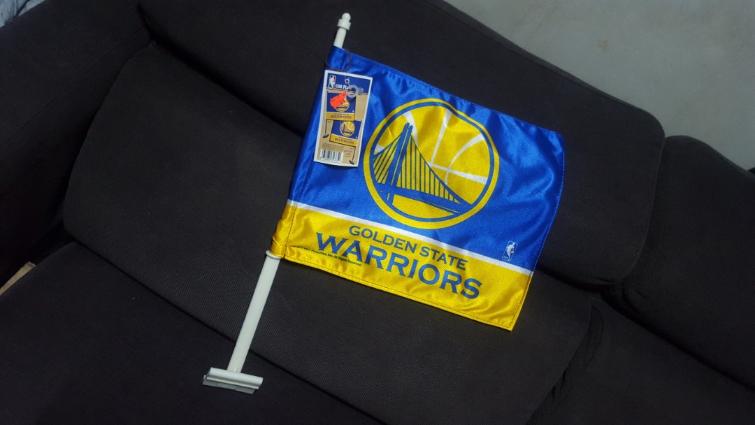 gsw golden state warriors auto banner flag, Hobbies & Toys, Memorabilia ...