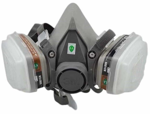 Half Face Respirator Mask Low Profile Design, Health & Nutrition, Face ...